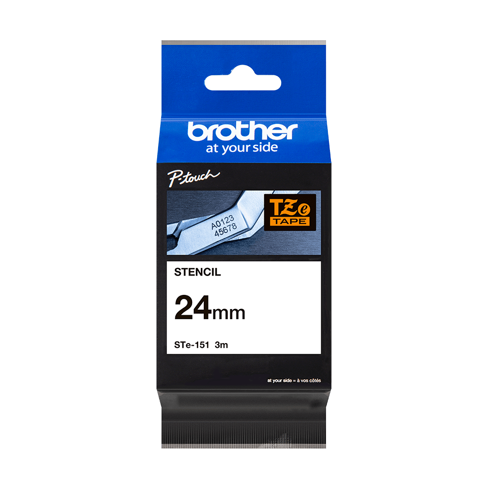 Brother Stencil Tape 24mmx3m black - Contor Oy verkkokauppa